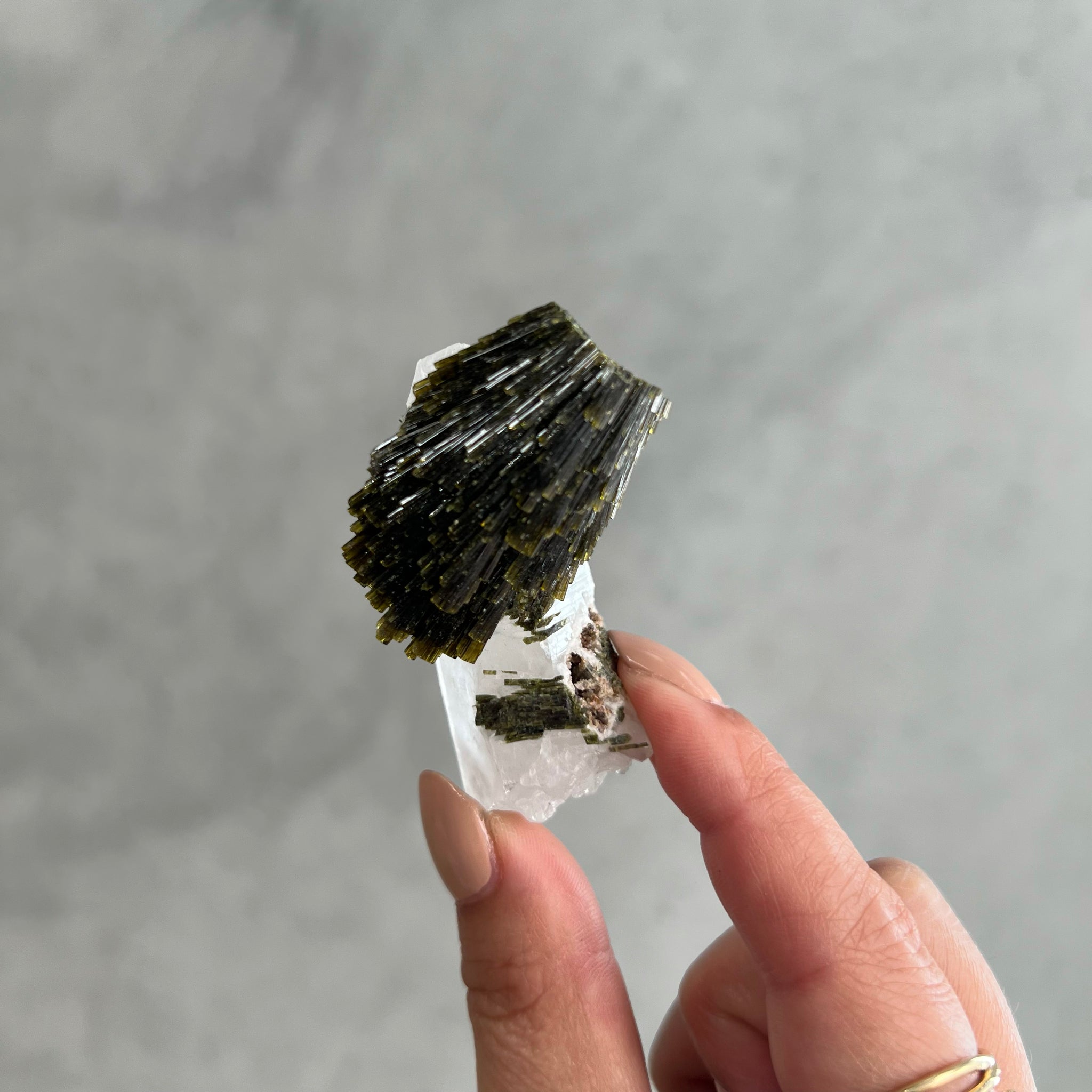 Certified Epidote & Quartz - 02 | ULUNA CRYSTALS & WELLNESS – Uluna