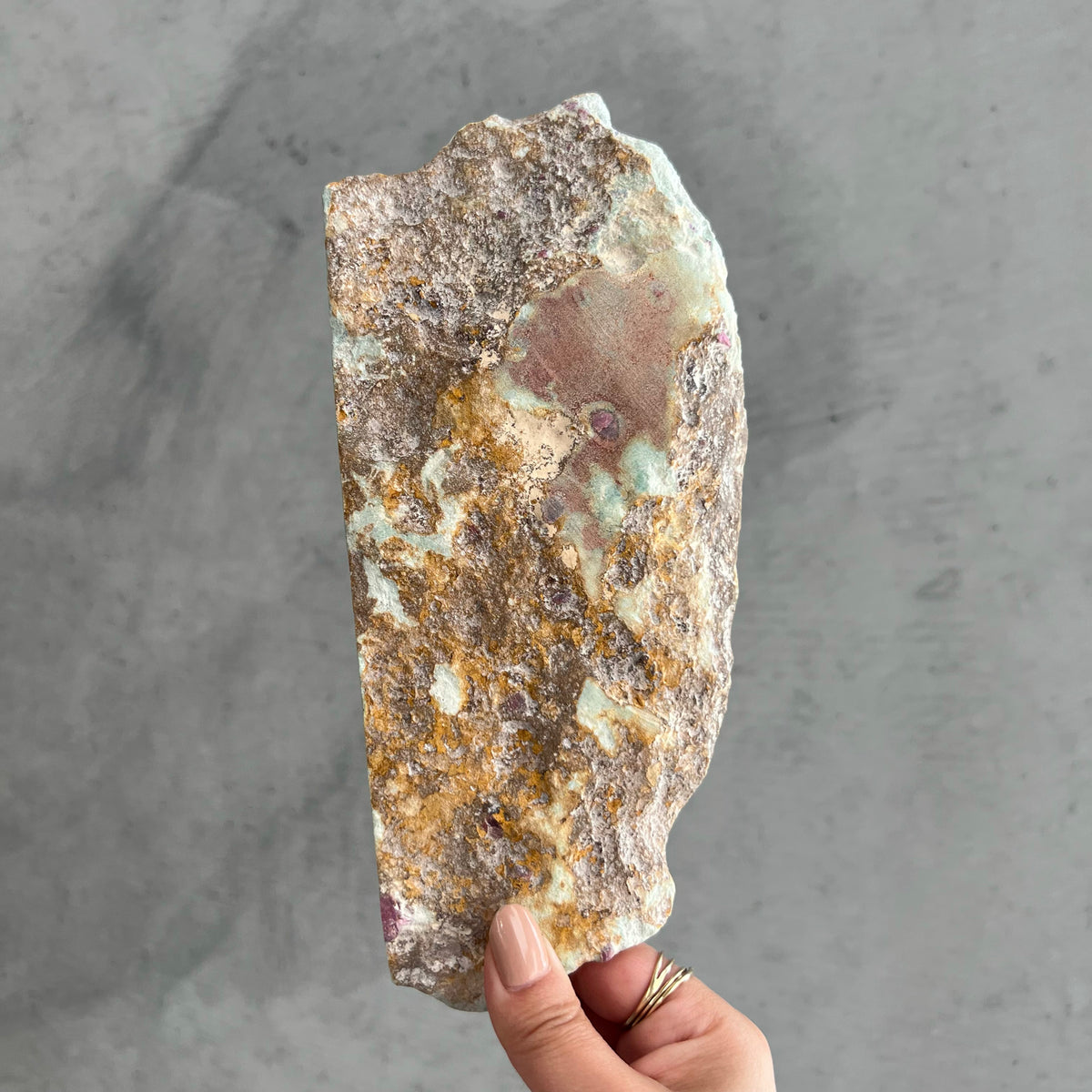 Certified Ruby Fuchsite Slice - 04 | ULUNA CRYSTALS & WELLNESS – Uluna