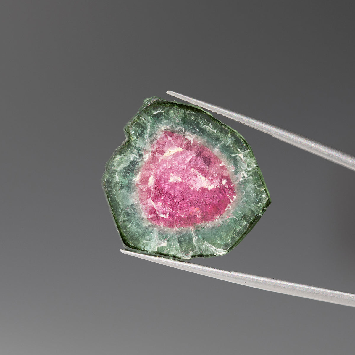Certified Watermelon Tourmaline (Slice) - 01 | ULUNA CRYSTALS ...
